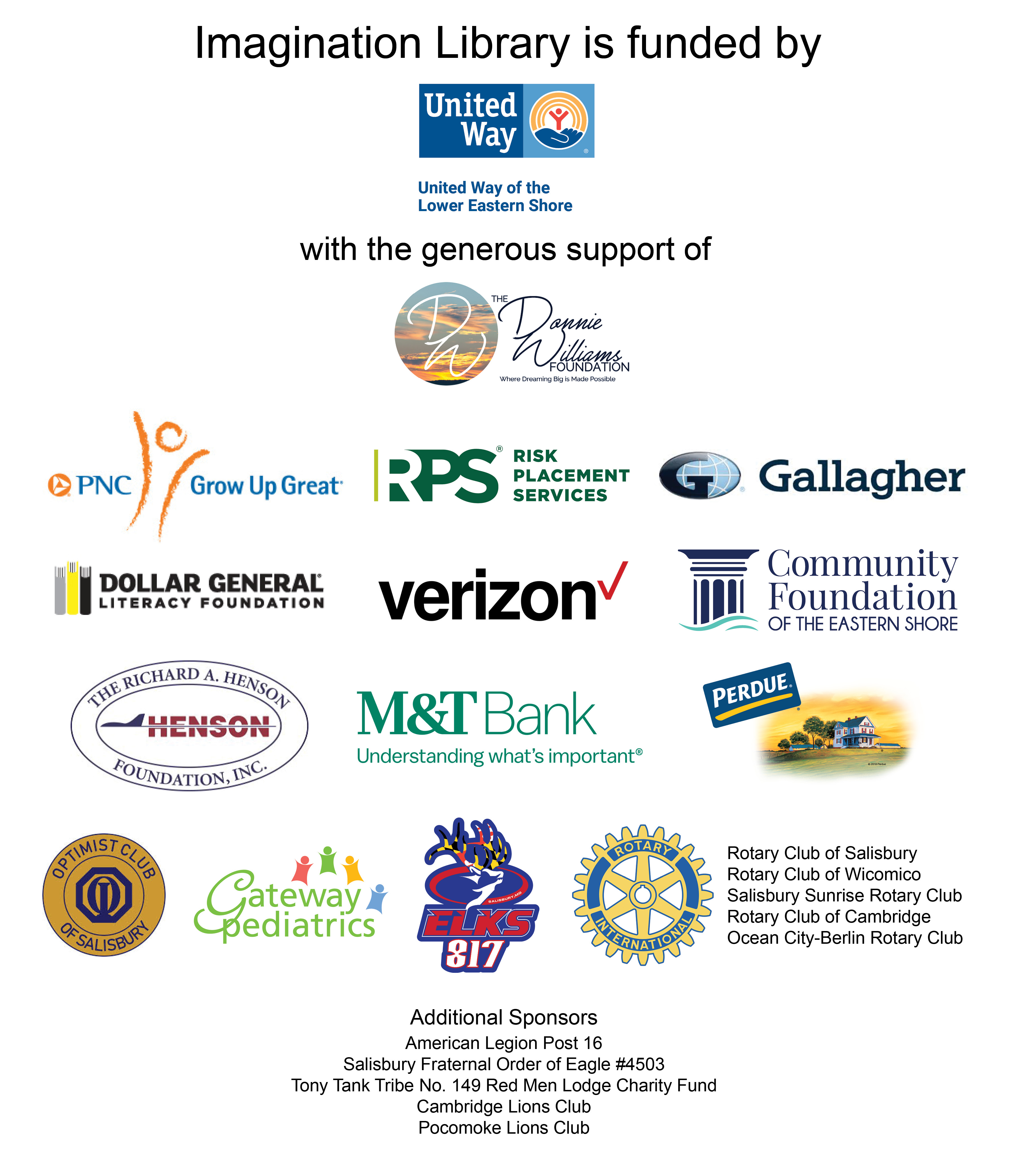 Imagination Library | United Way of Lower Eastern Shore